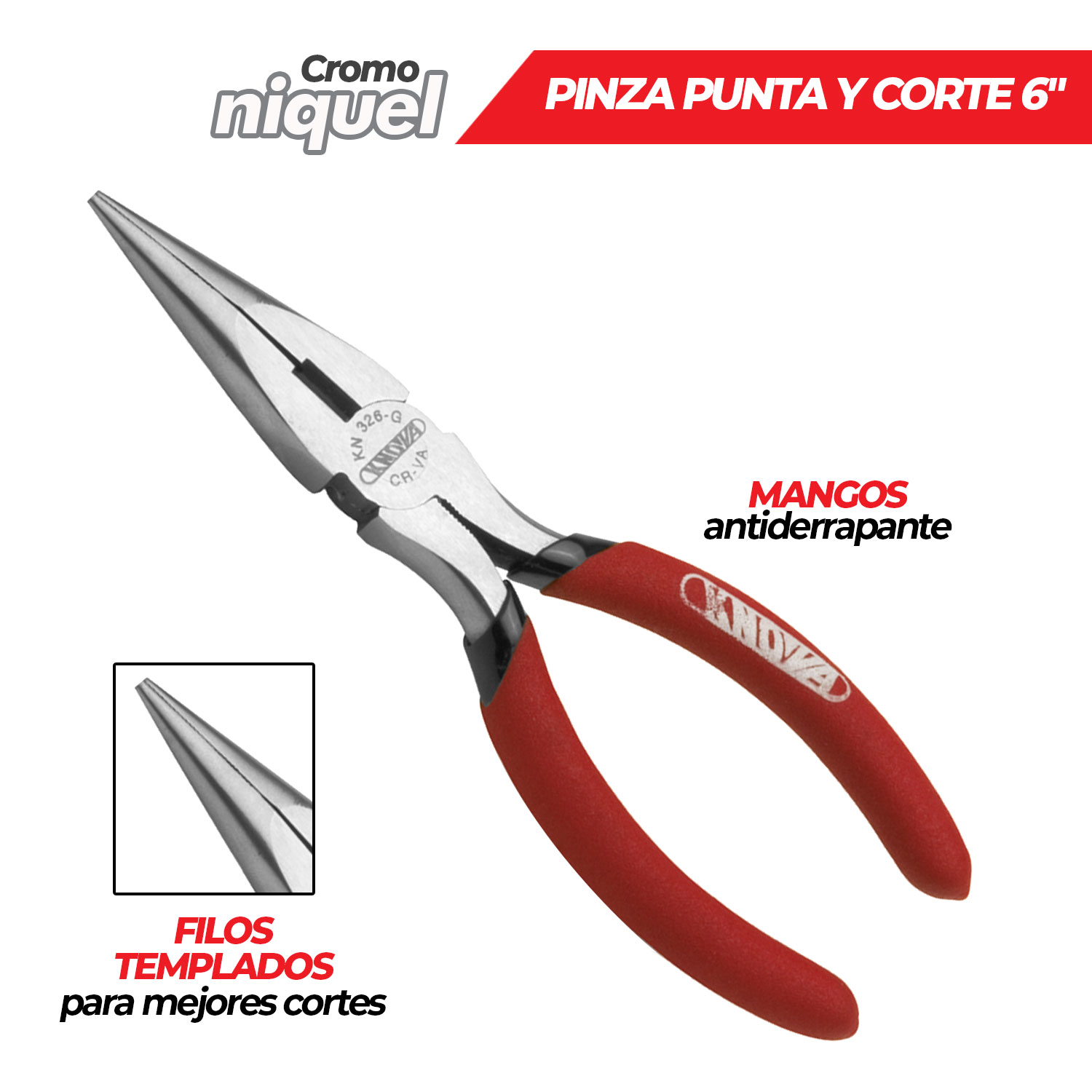 Jgo de 3 Pinzas | Knova