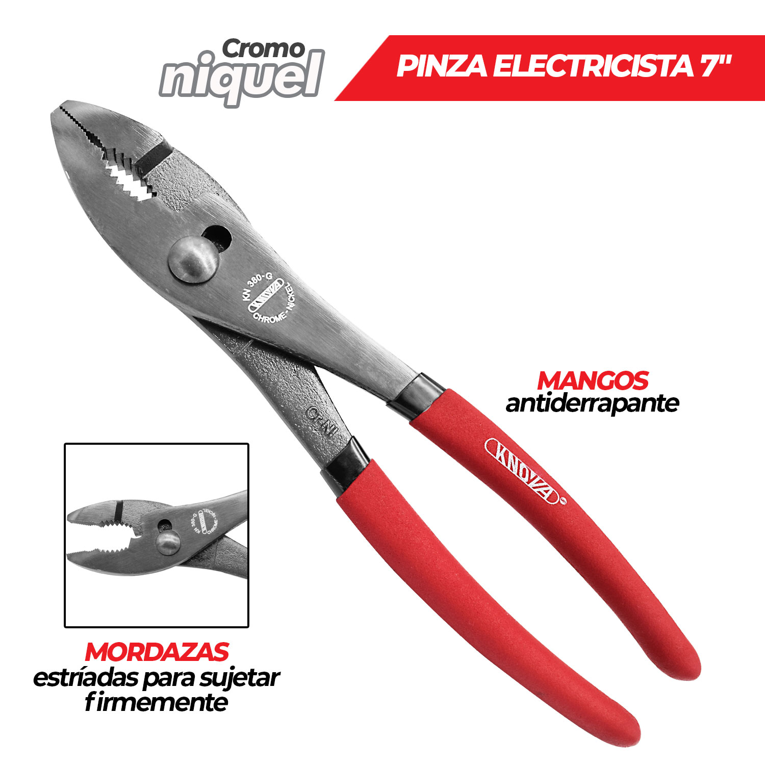 Jgo de 3 Pinzas | Knova