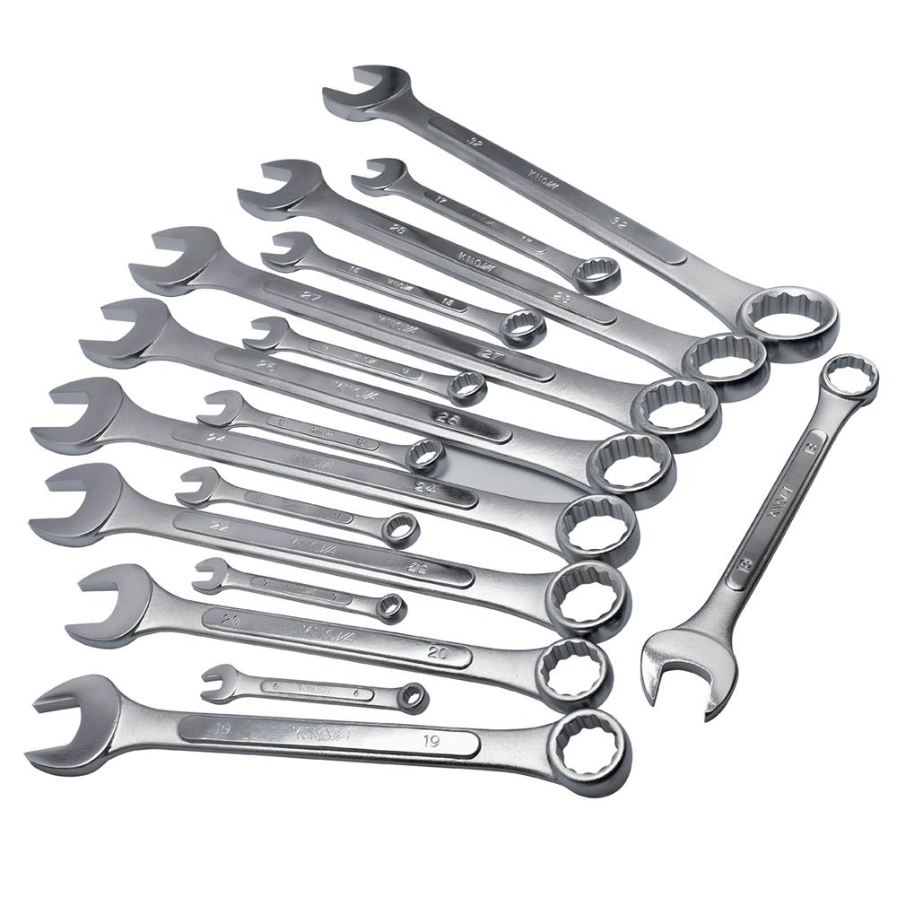 Jgo. de llaves combinadas con 16 pzas. | Knova